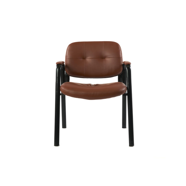 Kepler Brooks Embassy Leatherette Visitor Chair